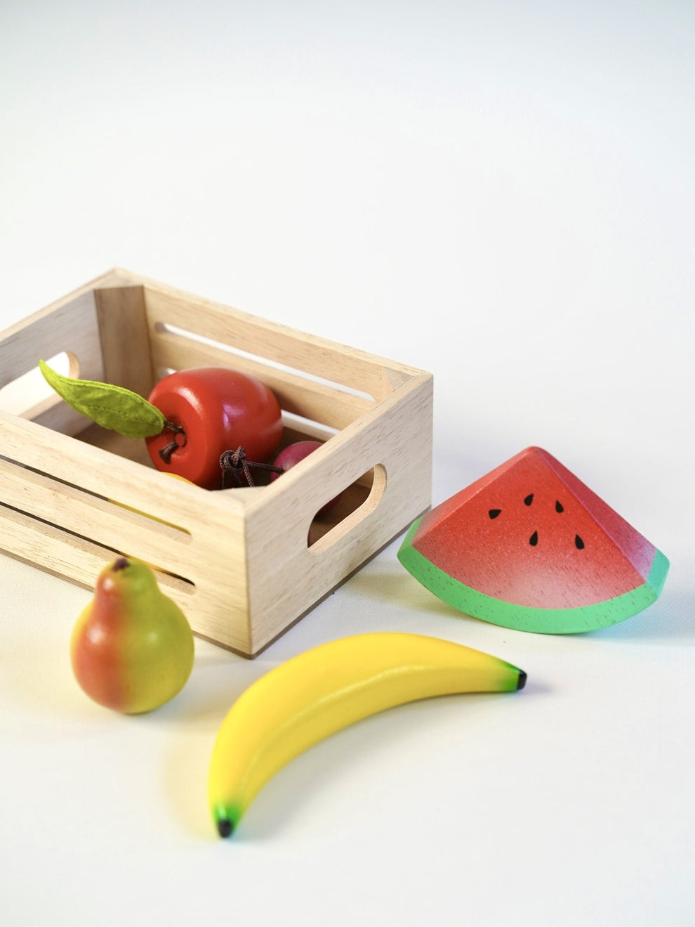 Wooden Fruit Crate Play Set – Giggle Giggle